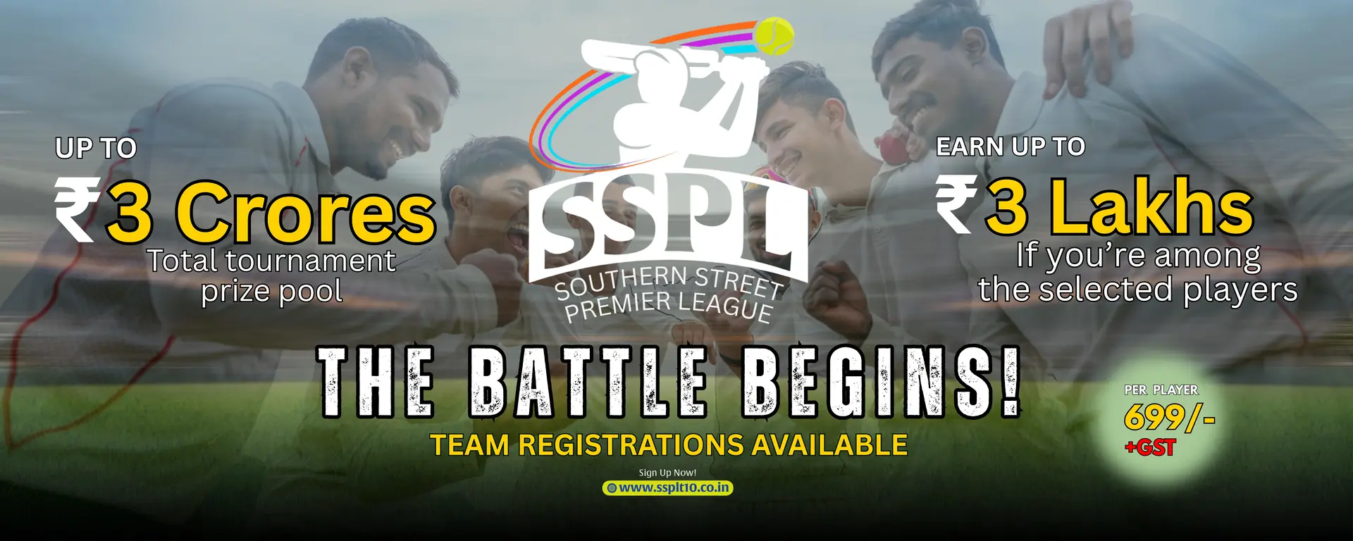 SSPL T10 - India's Premier T10 Tennis Ball Cricket League